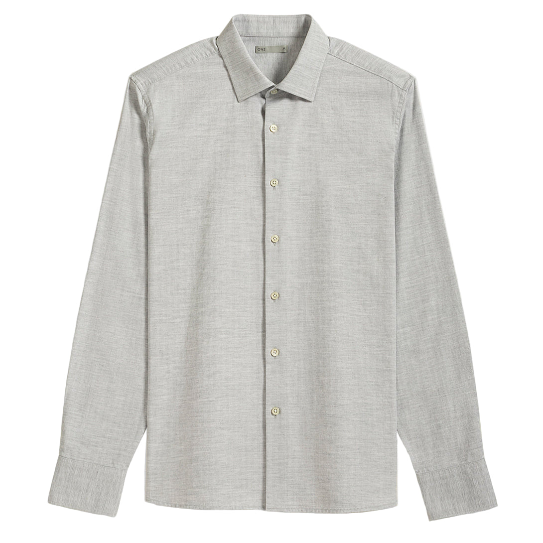 Adrian Heather Herringbone Shirt – kapok