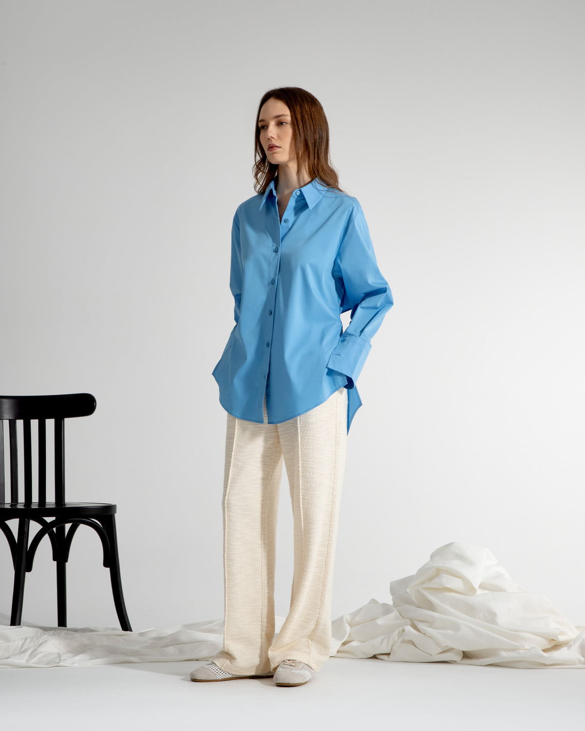 Folded Open Back Shirt – kapok