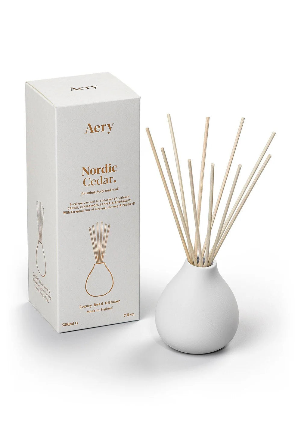 Aery Living | Nordic Cedar Reed Diffuser | kapok