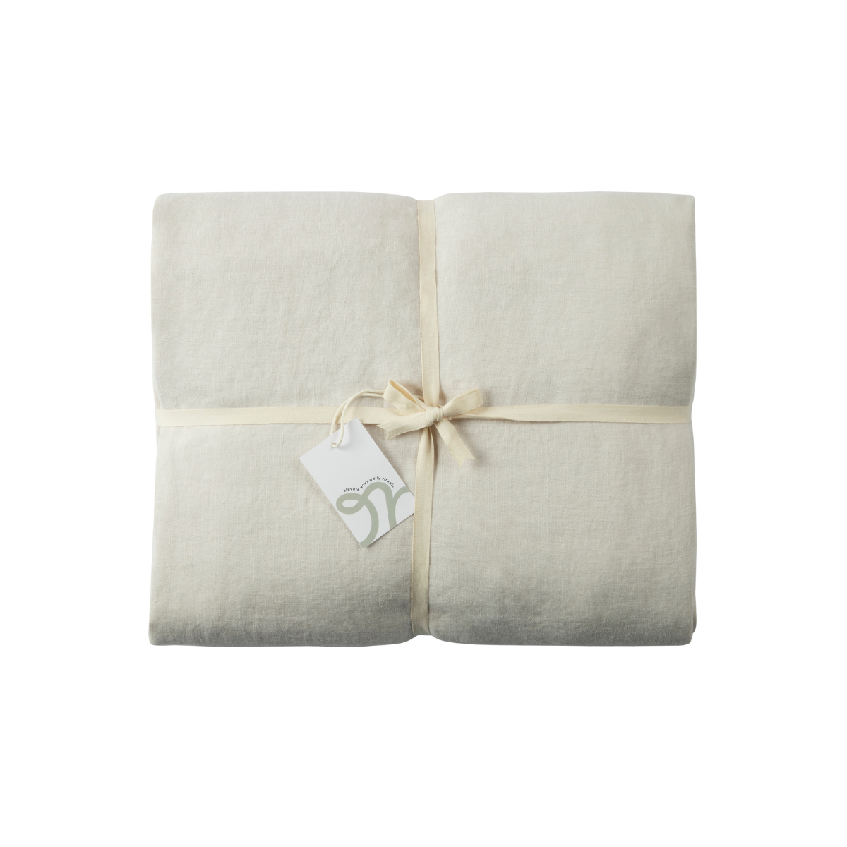 Kapok Comforts | bedding for home - Twin Linen Fitted Sheet Moon Beam ...