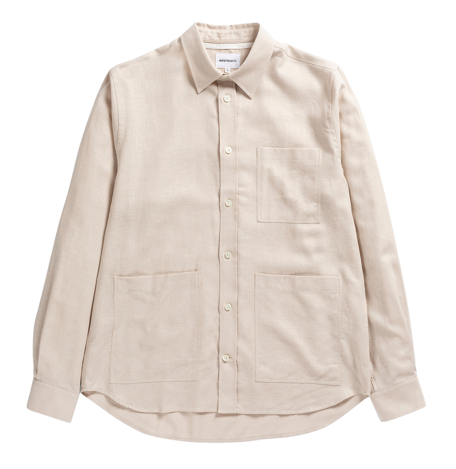 Norse Projects Thorsten Cotton Linen Oatmeal – kapok